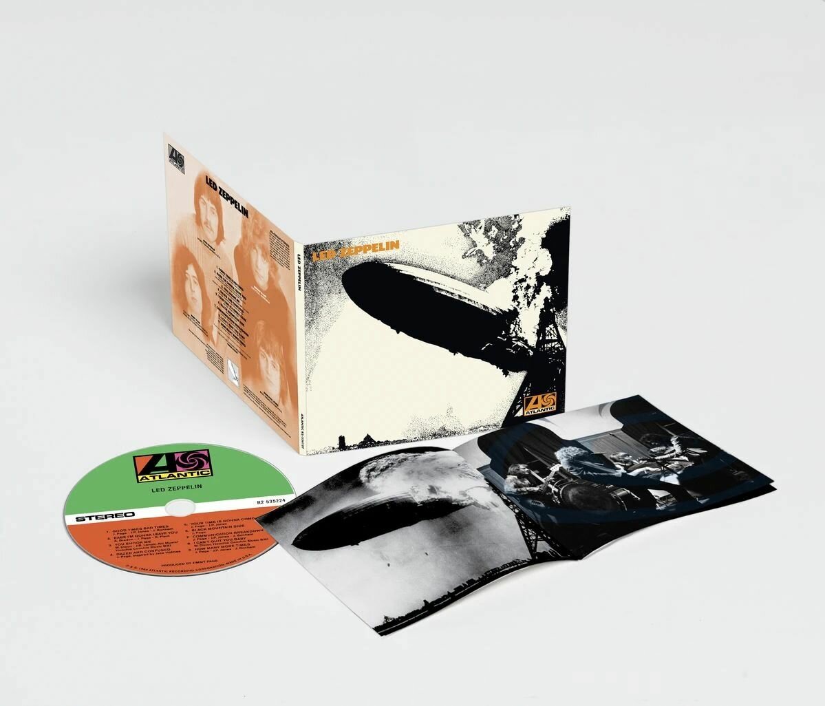 Led Zeppelin: Led Zeppelin I (CD), 2014, Atlantic, Digipack Диск Музыкальный