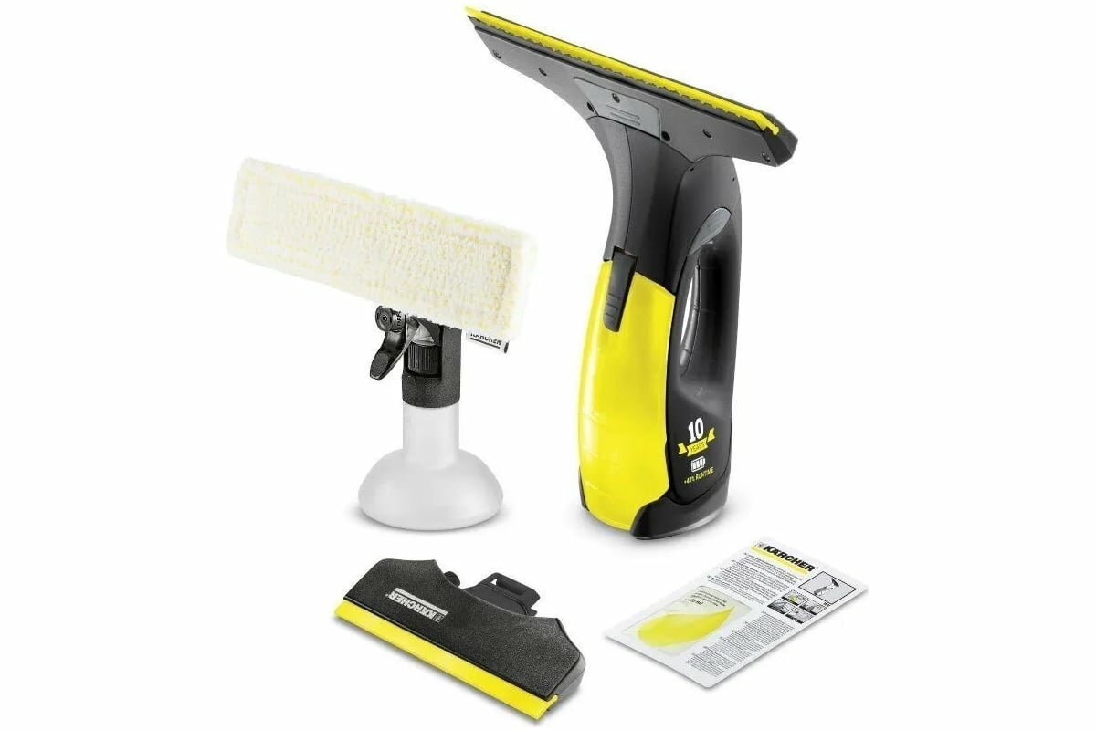 Очиститель Karcher WV 2 Black Edition (1.633-426.0) черный/желтый
