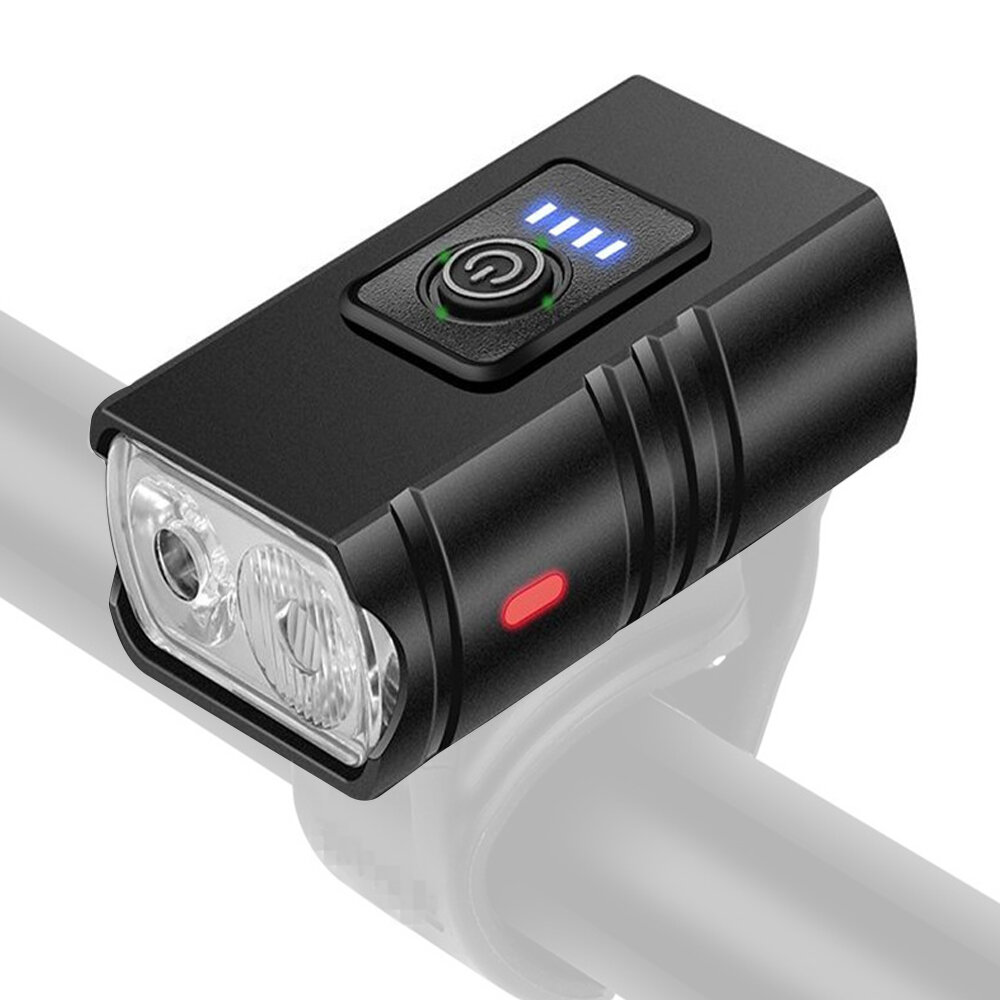 Велосипедный фонарь светодиодный передний фонарь для велосипеда USB перезаряжаемый велосипедный фонарь водонепроницаемый сигнальный фонарь с 6 режимами освещения для горного велосипеда шоссейного велосипеда