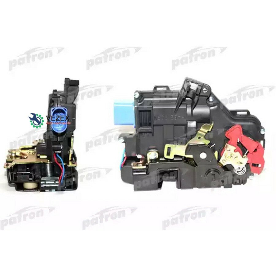 PATRON P40-0010 Замок двери задний правый VW GOLF 06-, JETTA 05-, TOUAREG 03-, TOURAN 03- \ SKODA OCTAVIA 04-