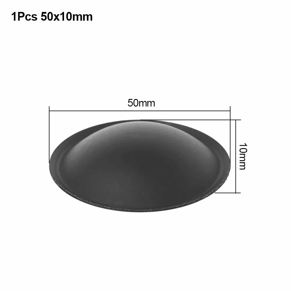 Пылезащитный колпачок для динамика 30-150 мм, черный 1Pcs 50x10mm