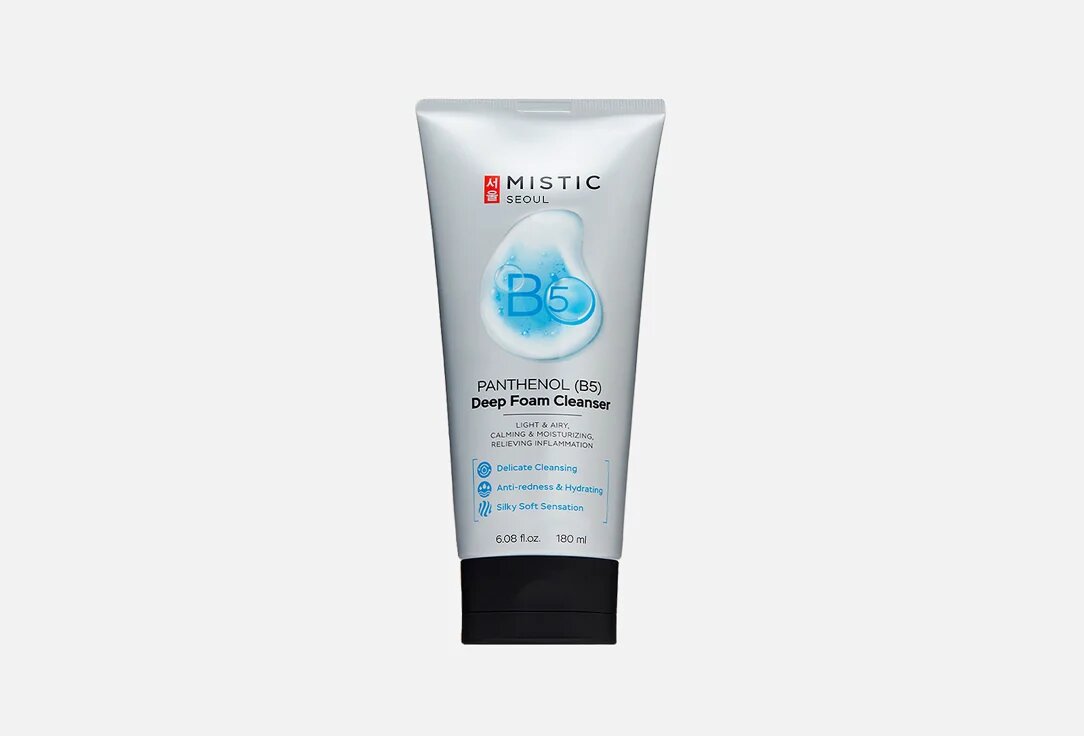 MISTIC PANTHENOL B5 Глубокоочищающая пенка для умывания 180мл