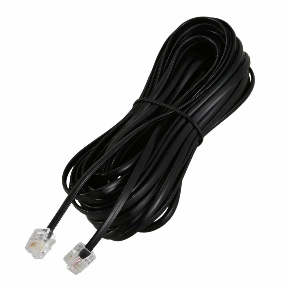 Телефонный кабель RJ11 6P4C, модем ADSL, 10 метров