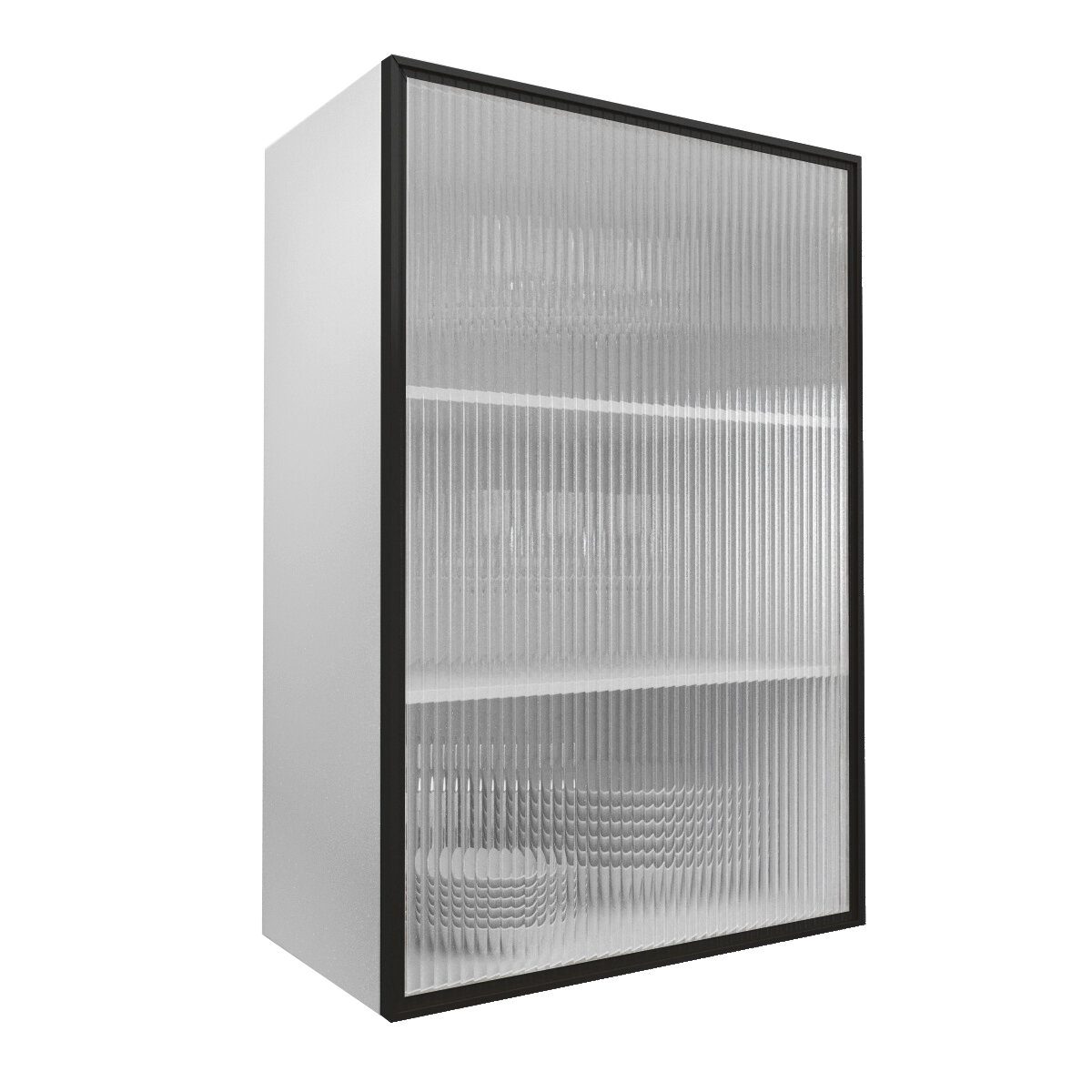 Фасад из алюминиевого профиля со стеклом Aluminum Glass 43,3х90,7х2 см черный анод/мору