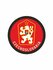 Шайба Sportfanat CZECHOSLOVAKIA Герб 1-ст, 76 мм, цвет черный