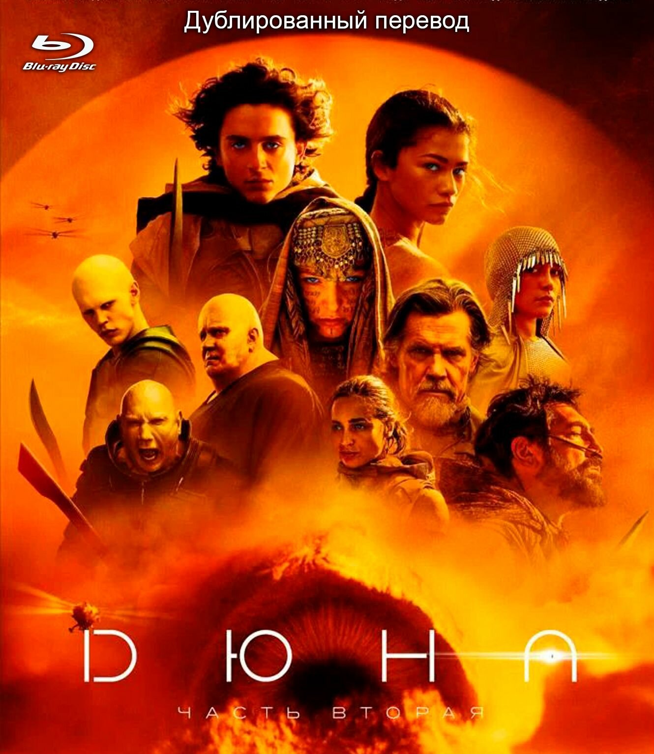 Дюна: Часть вторая, Blu-ray (2024 США, Дублированный (профессиональный))