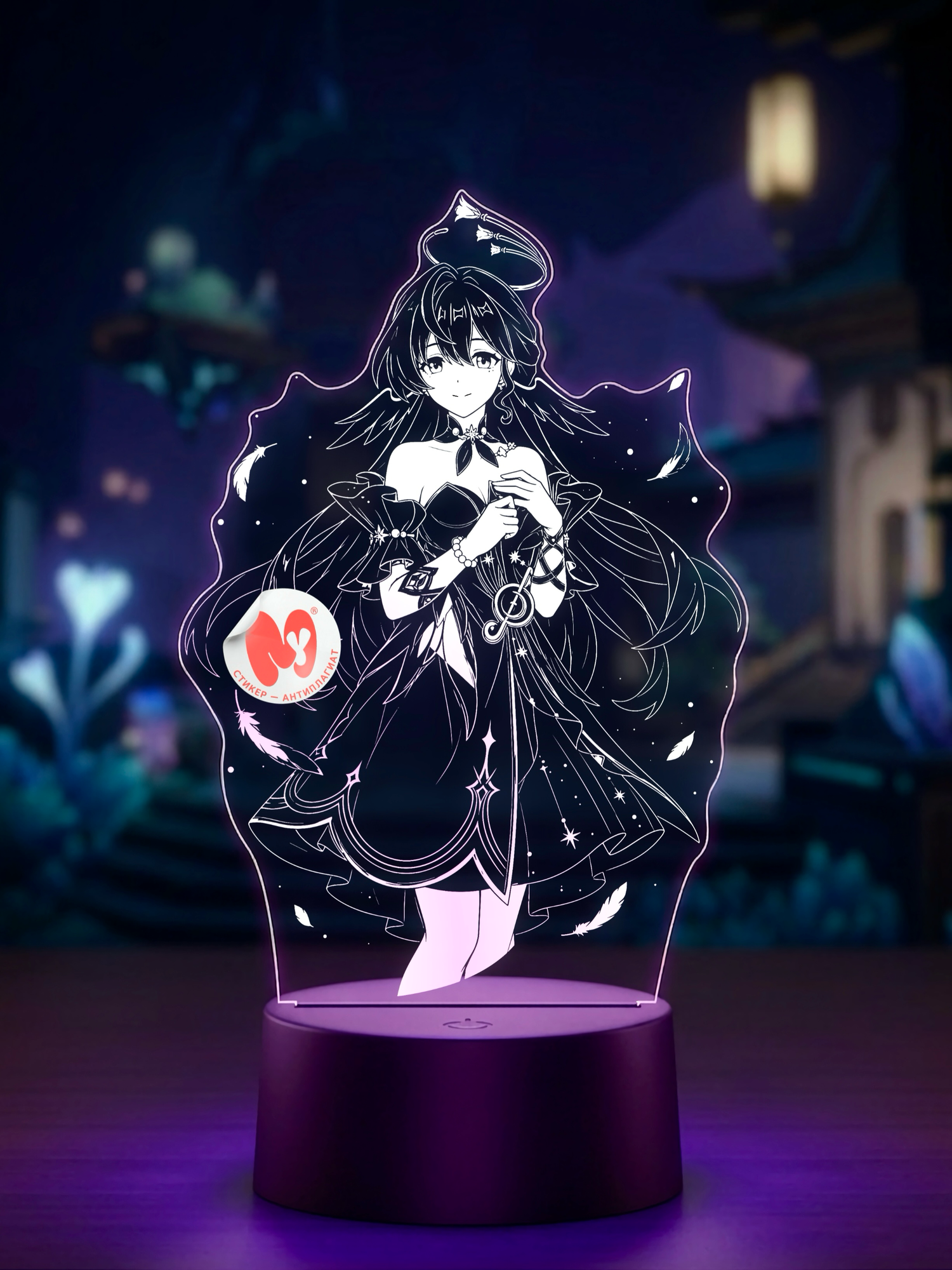 Ночник Игра Зарянка - Robin Honkai: Star Rail. Подарок геймеру — декор для игровой комнаты с символикой популярных игр