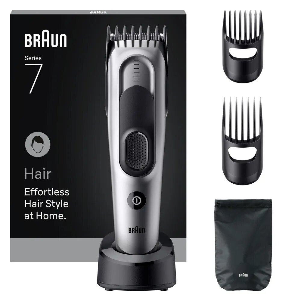 Braun Машинка для стрижки HC7590, серый металлик