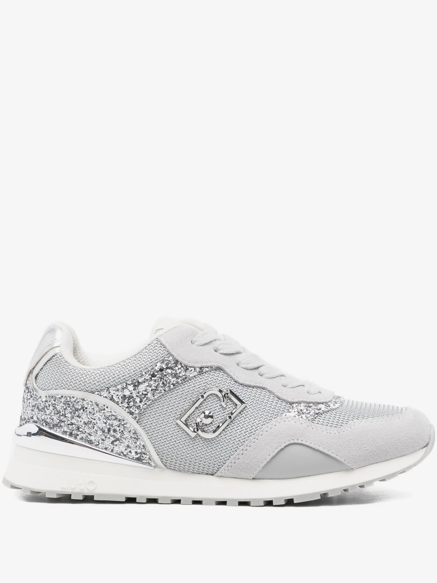 Кроссовки Glitter-panelled sneakers