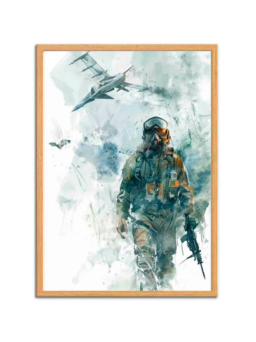 Пилот птицы Кондор 1, Плакат 30x42см