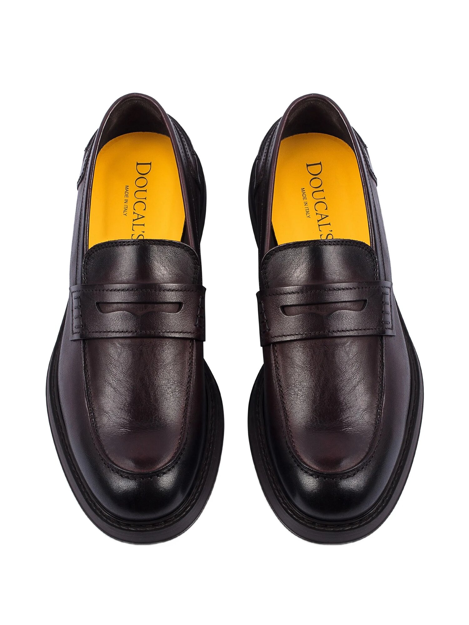 Лоферы Doucal's Leather penny loafers, размер 42 — фото 1