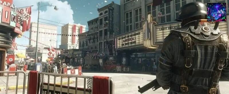 Игра Wolfenstein II: The New Colossus для Nintendo Switch, шутер, 18+, видеоигра — фото 1