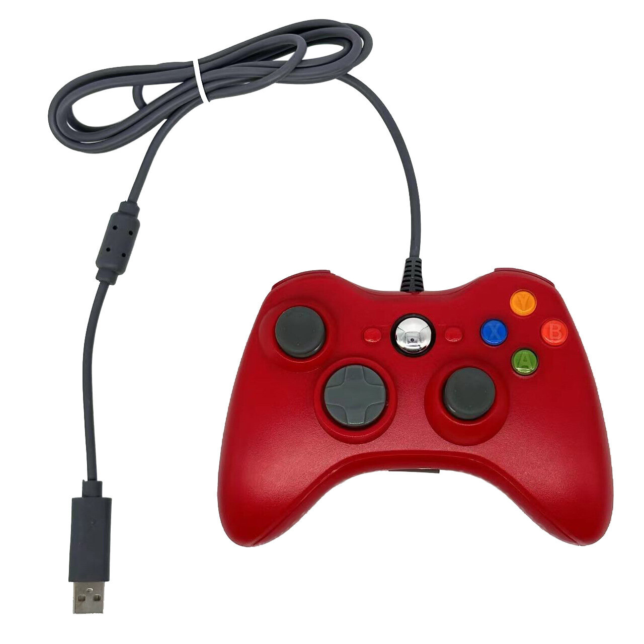 Беспроводной игровой контроллер X-360 для PS3, Android TV и ПК — красный (без коробки)