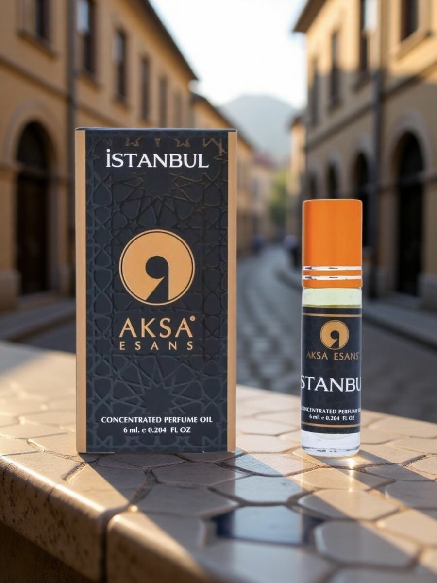 AKSA ESANS Духи-масло стамбул масляные Арабские шариковые духи ISTANBUL 6 мл 6 мл