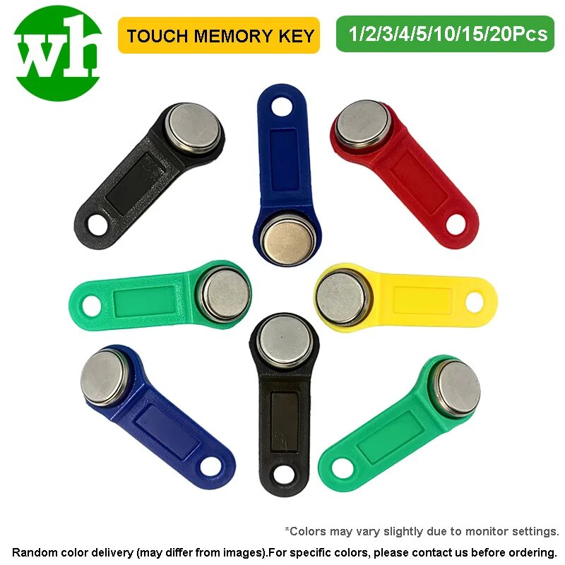 Wanhui Electronics DS1985-F5 16Кб EPROM iButton кнопка памяти из нержавеющей стали 3Pcs Mix Color