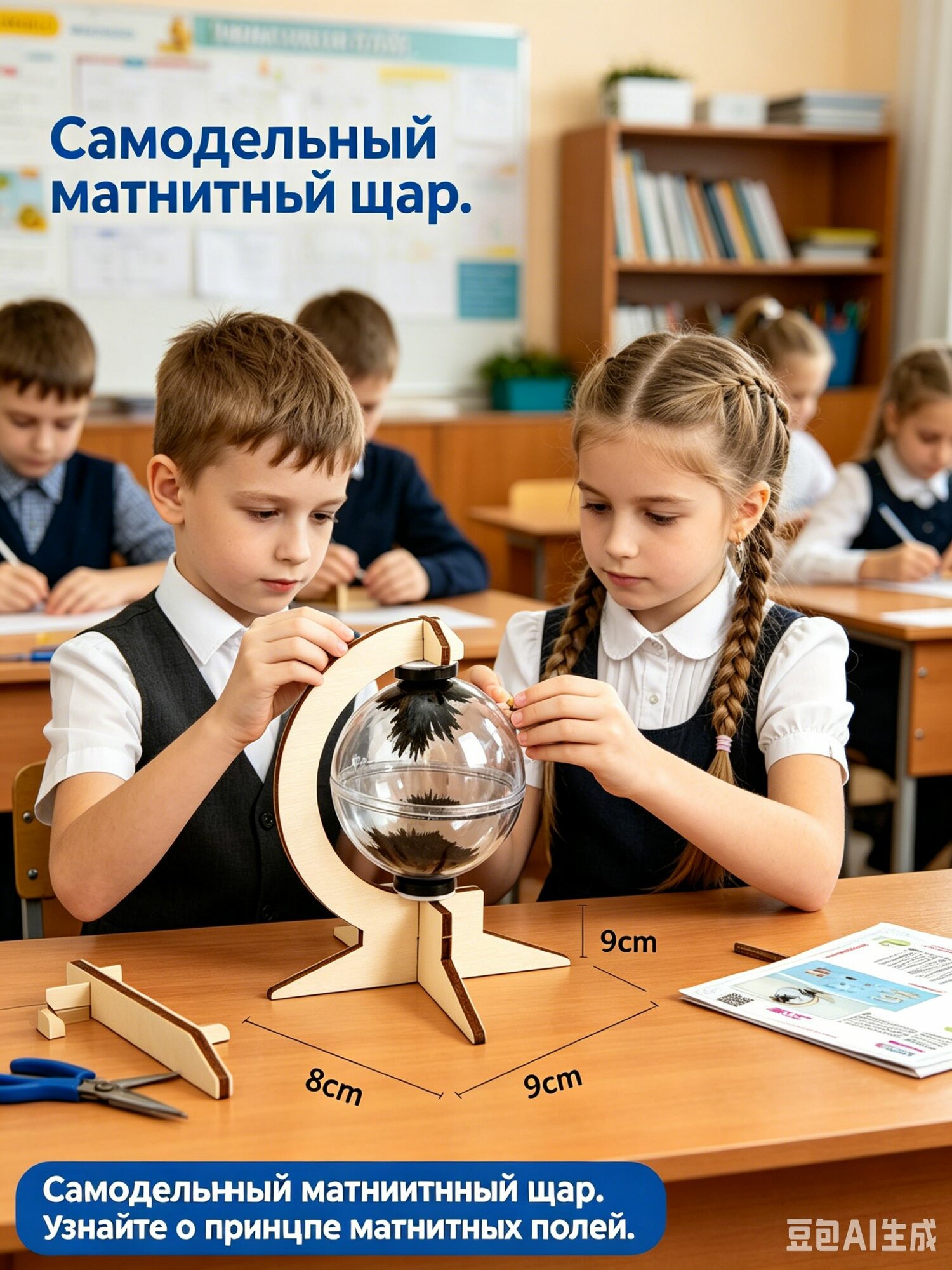 Набор для научных экспериментов, детские развивающие игрушки, упаковочные материалы ручной работы