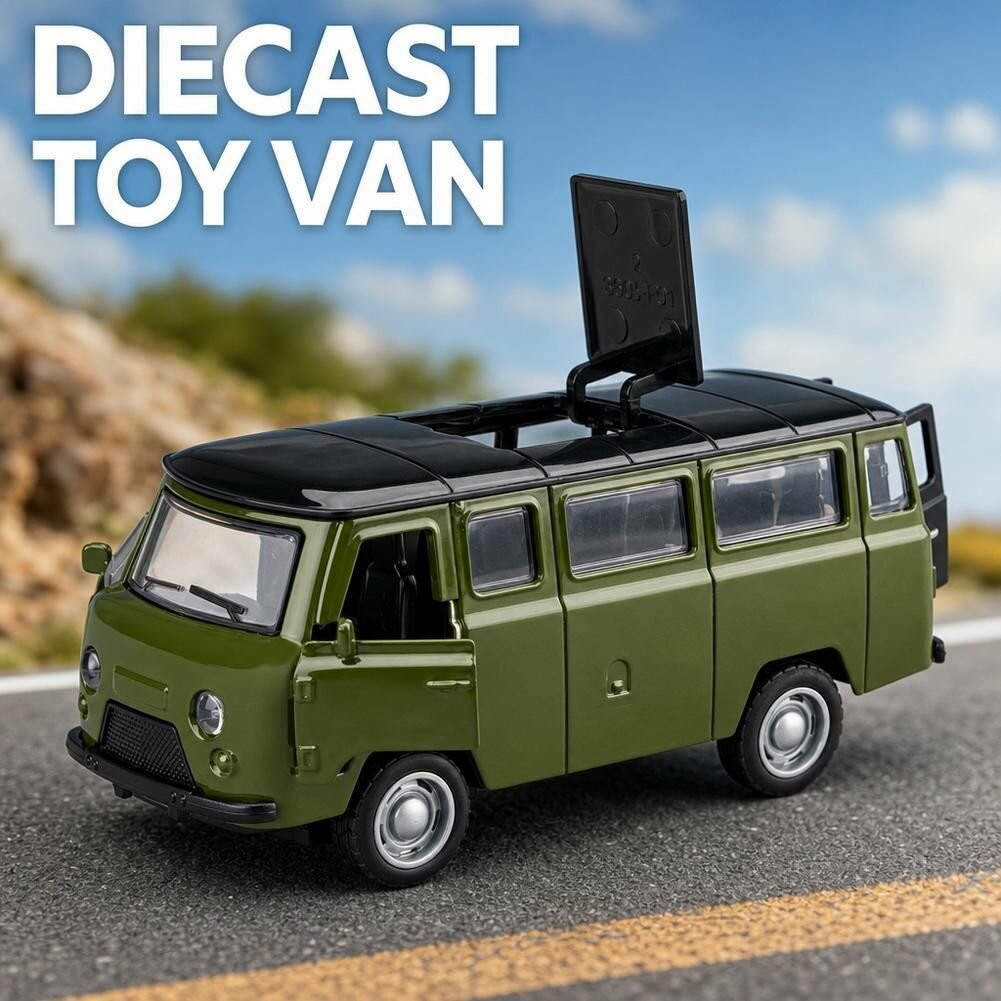 Игрушка детская машинка металлическая УАЗ 452 Буханка 1:43