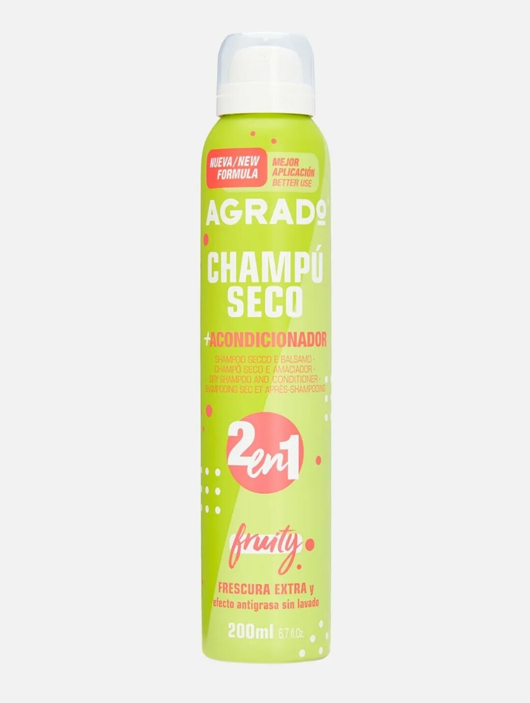 Сухой шампунь для волос AGRADO 2в1 fruity
