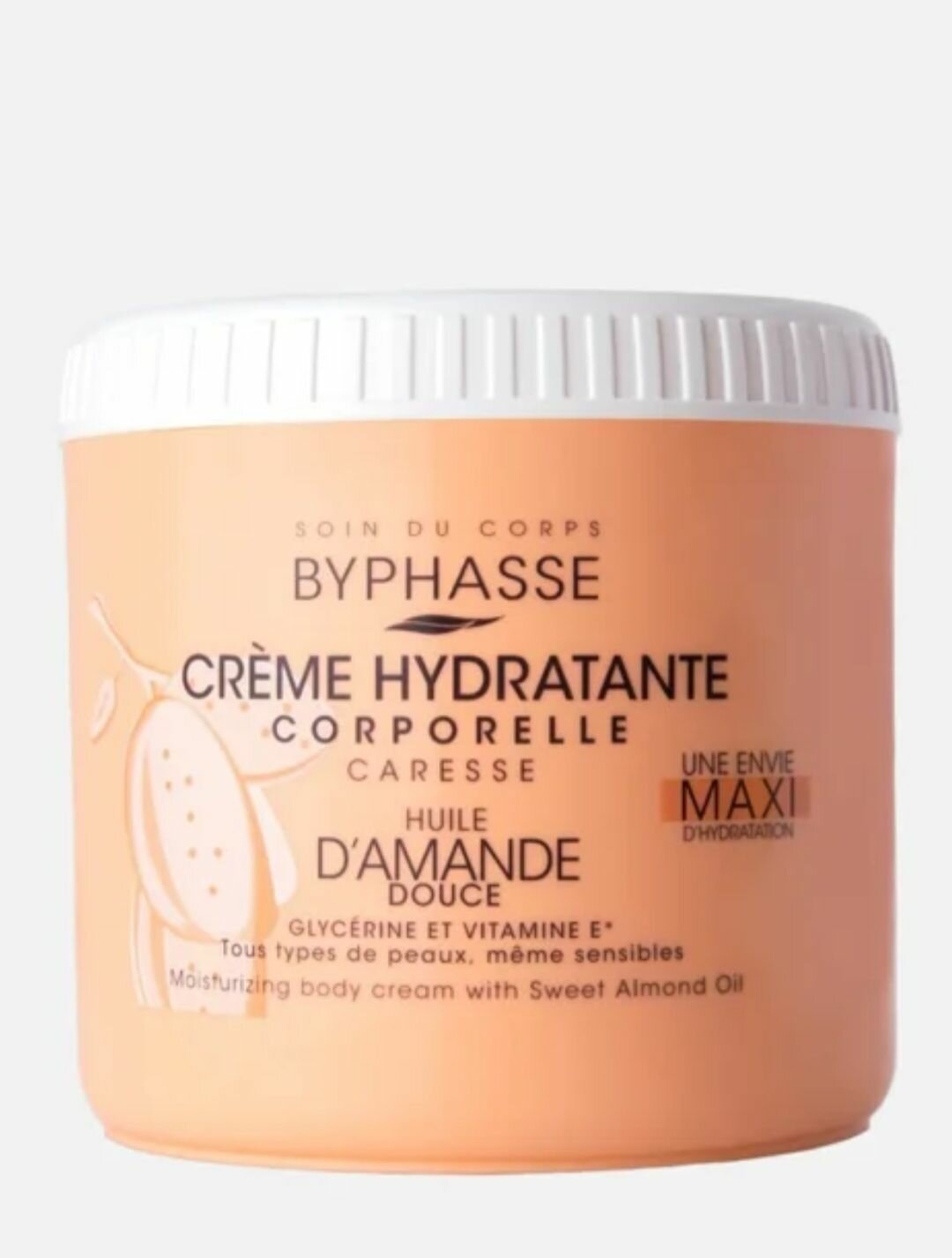 Увлажняющий крем для тела BYPHASSE sweet almond oil