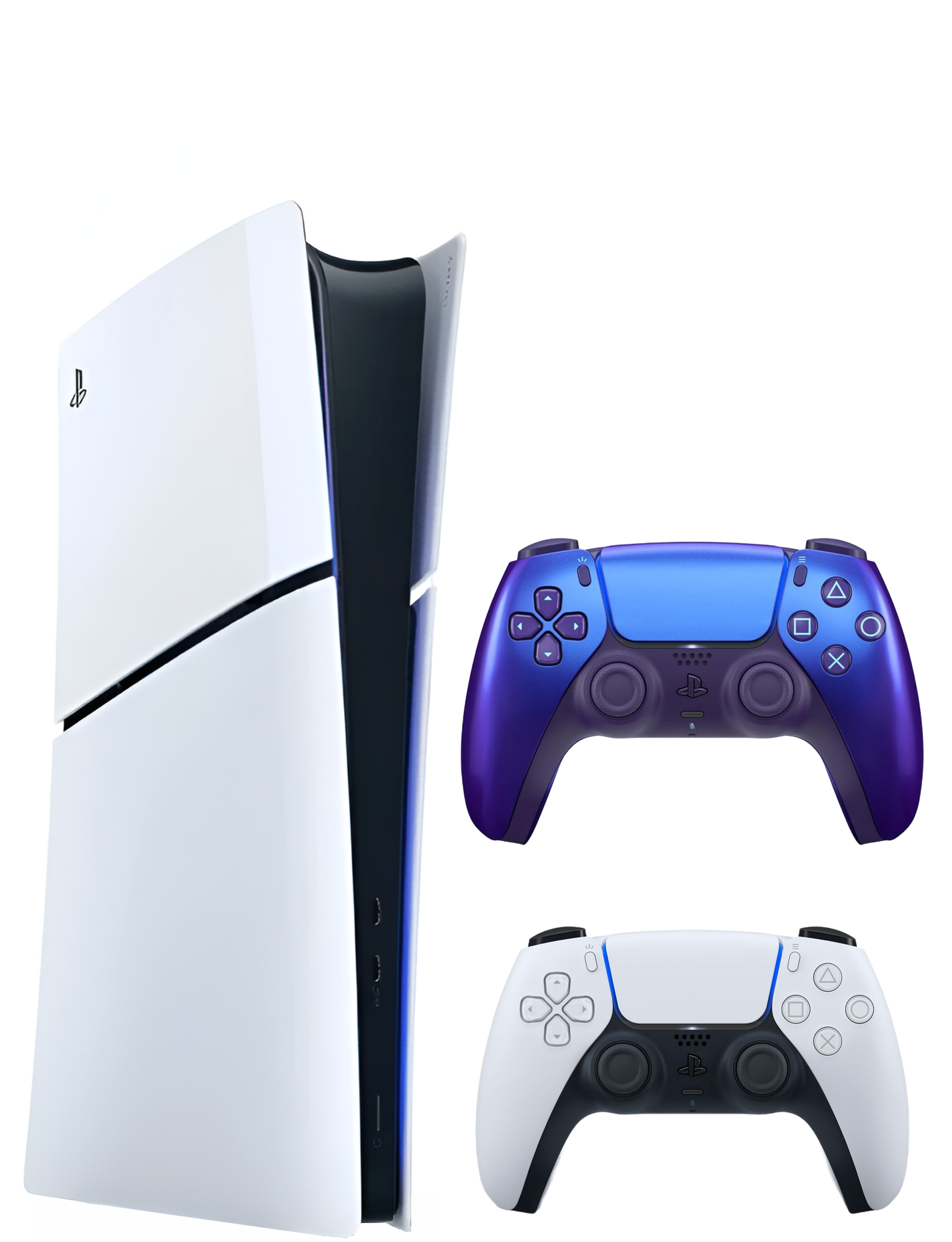 Игровая приставка Sony PlayStation 5 PS5 Slim Digital ,825 Гб (Без дисковода) + 2-ой геймпад(Chroma Indigo)