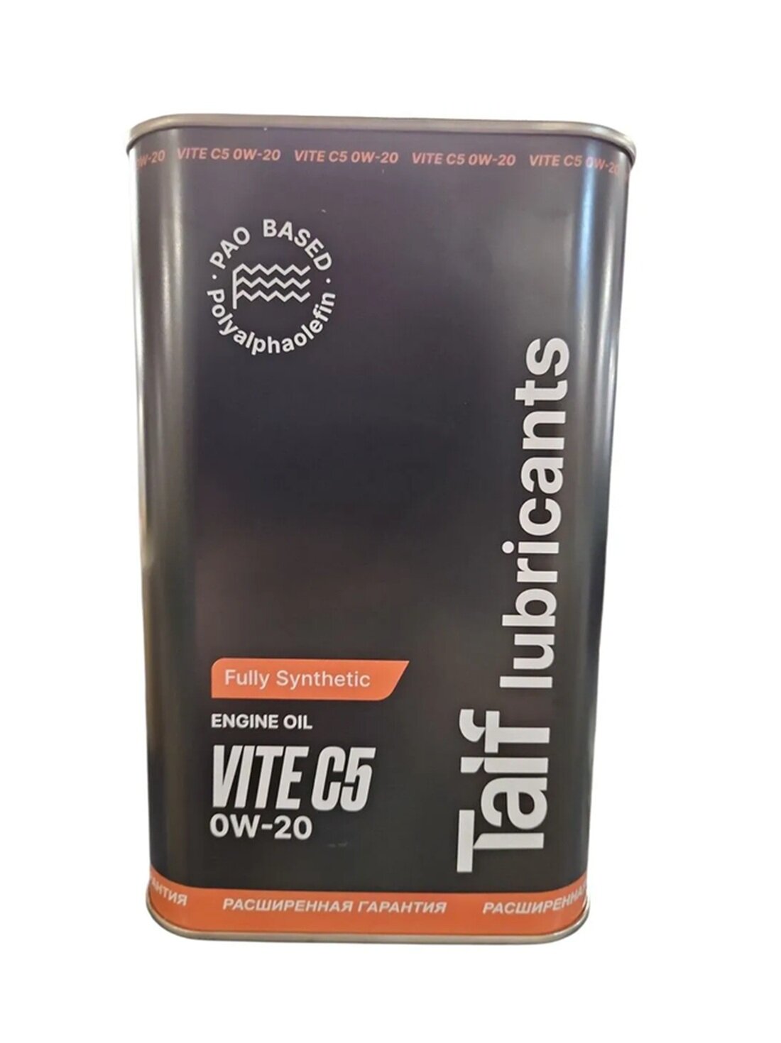 Моторное масло синтетическое TAIF VITE C5 0W-20, 1 литр канистра