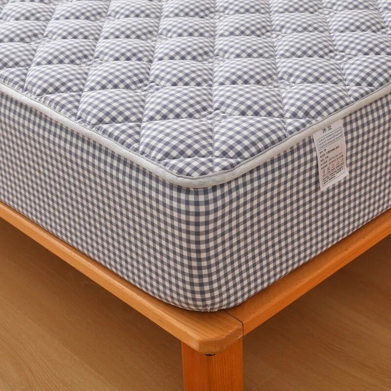 Наматрасник KISS NEST Саржевый, Антибактериальный, Синий 110x200cm(43x79 in)