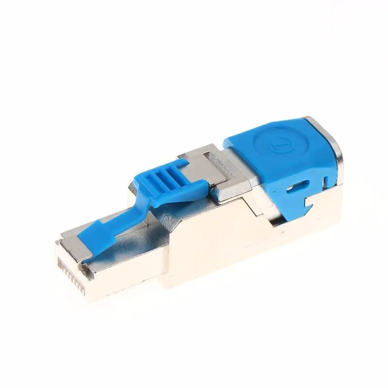 Разъем RJ45 Cat7 Blue металлический