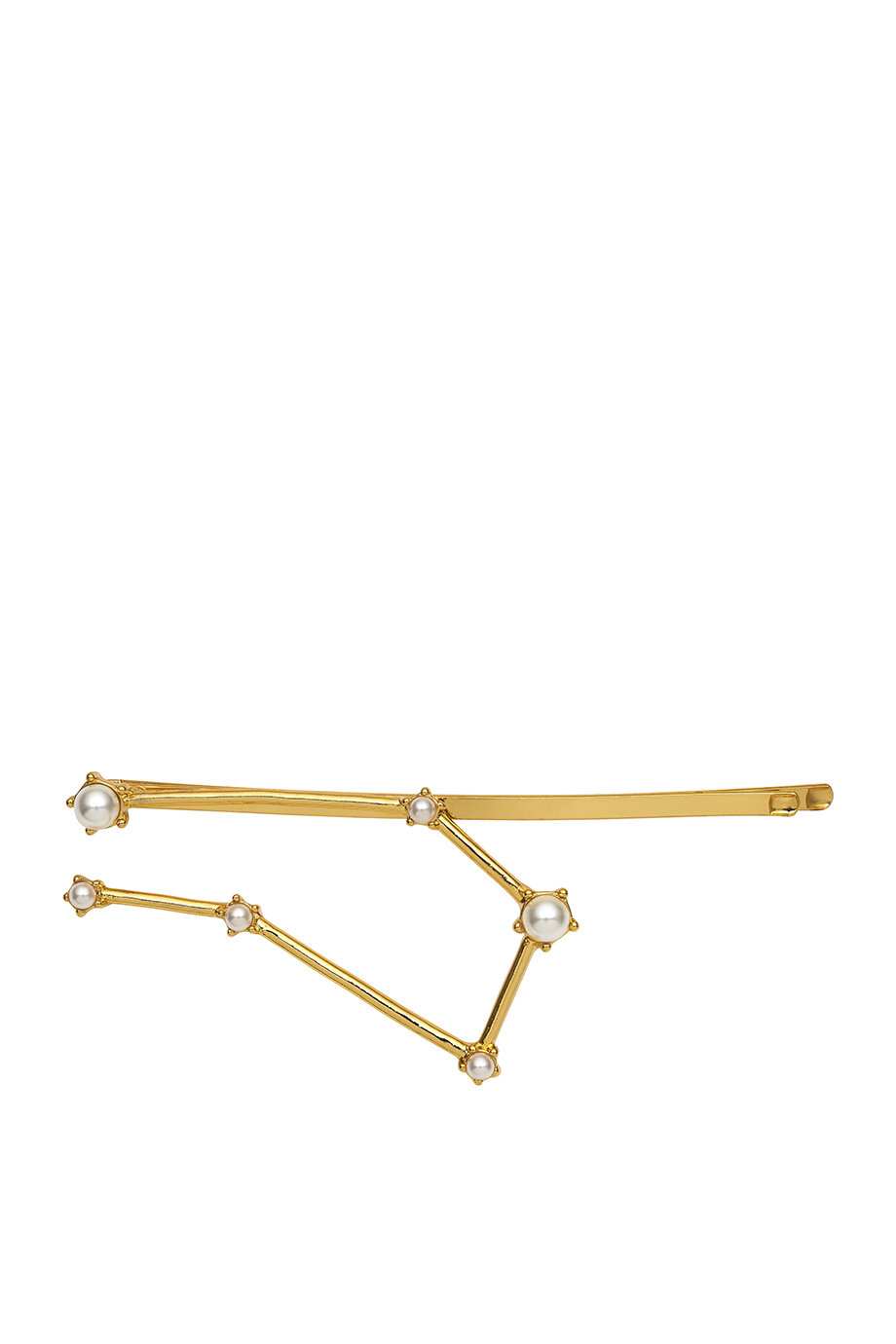 Gemini Hair Pin Gold/Украшение Созвездие Близнецы Золото, (розн.)