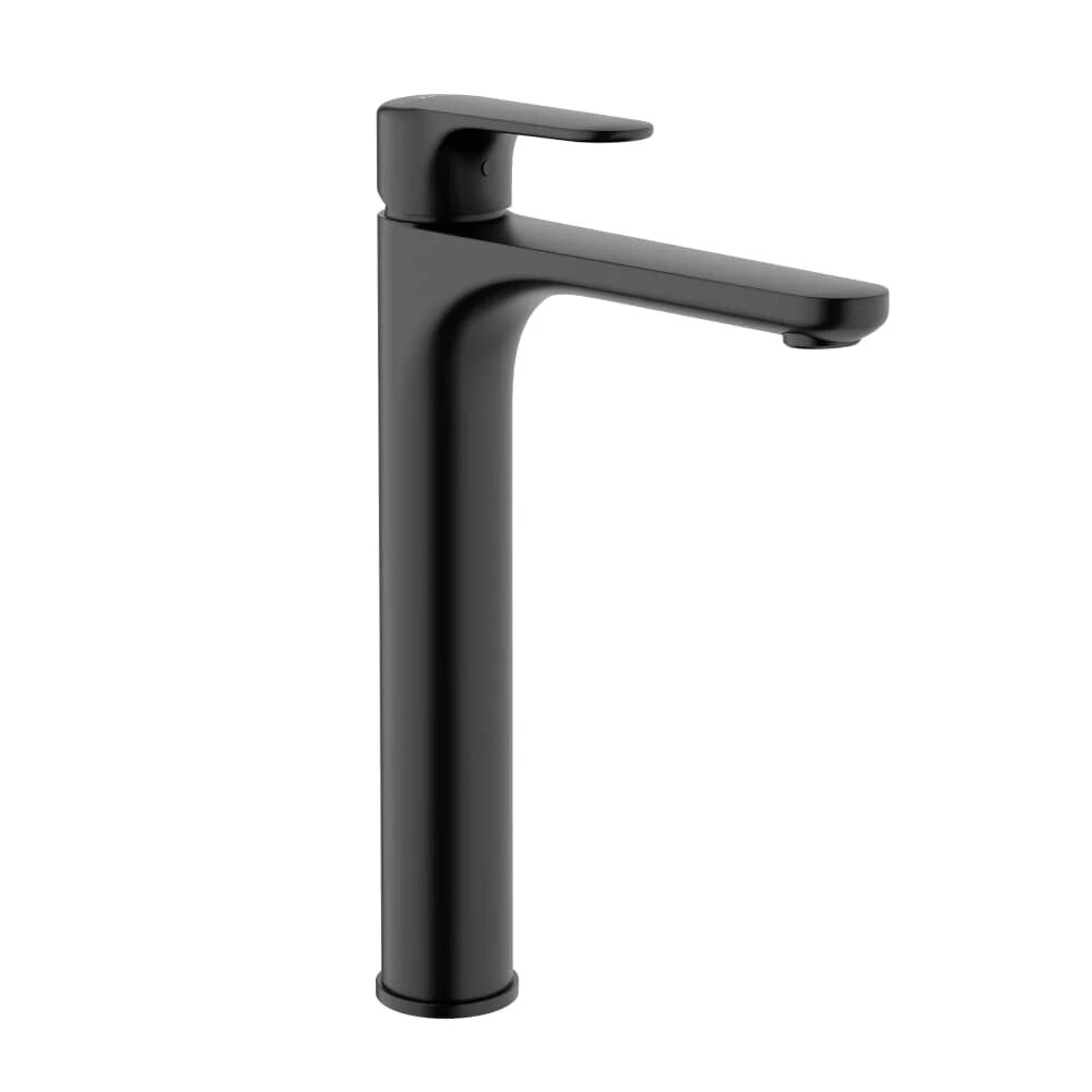Смеситель для раковины VitrA Root Round A4270736EXP черный, матовый, кран для ванной в раковину, из латуни, рычажный, с керамическим картриджем