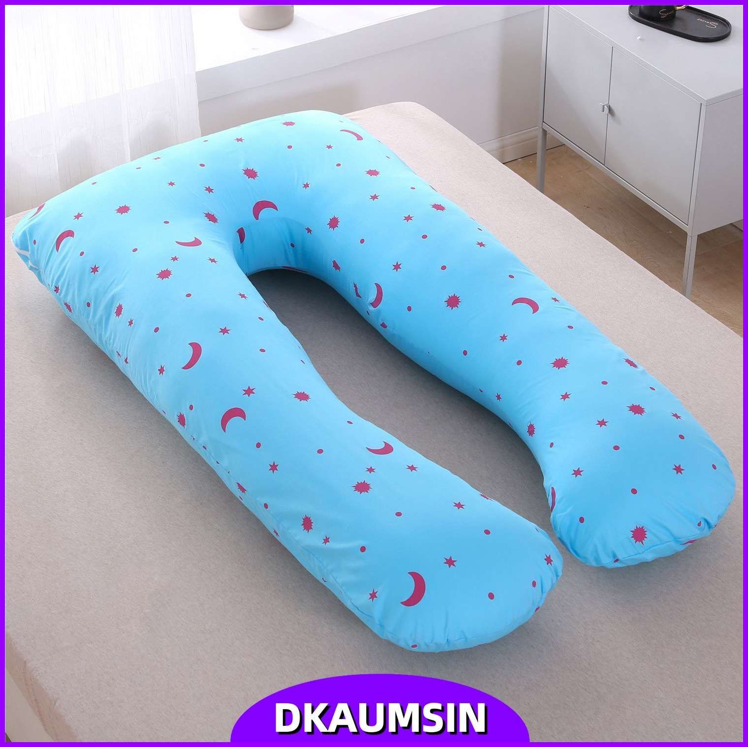 Подушка для беременных и кормящих IR3QB2KA3VM7SW3HT6-8JRUM3PTHP 70x130 см, Средняя жесткость