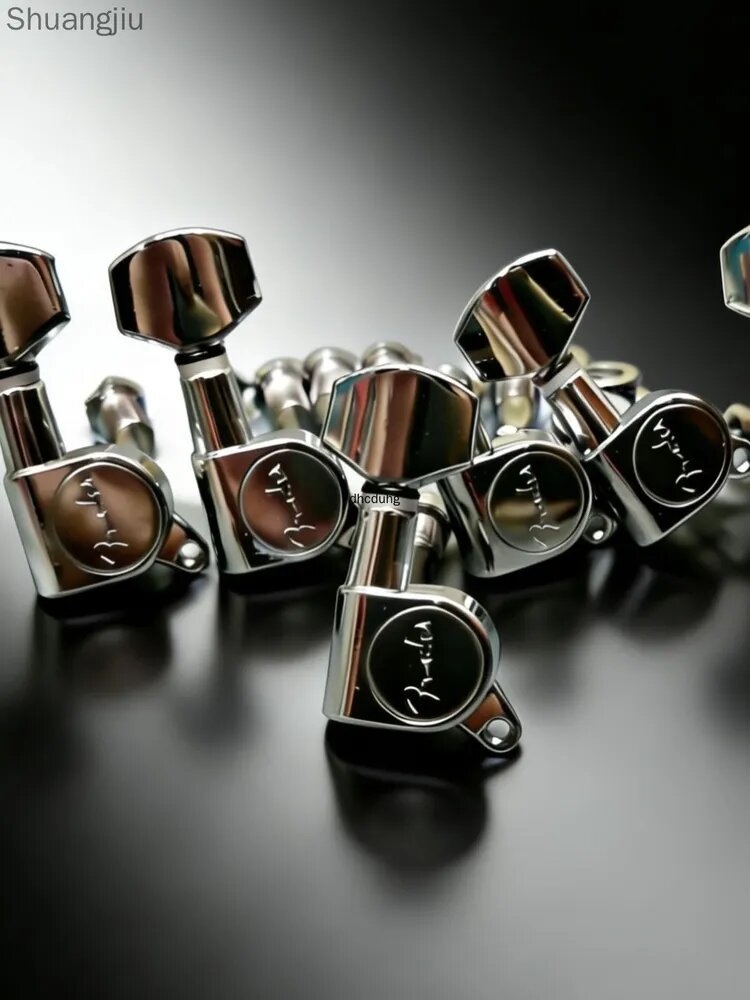 Гитарные тюнеры Fender Machine Heads 6R С полностью закрытой ручкой, колки для настройки гитарных партий Stratocaster Telecaster