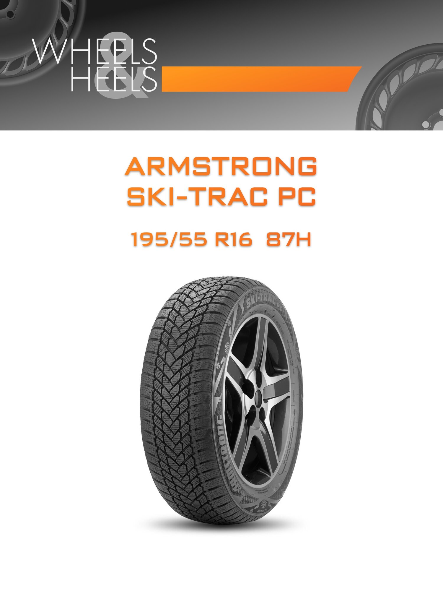 Шина автомобильная Armstrong SKI-TRAC PC 195/55 R16 87H WINTER, зимняя, универсальная