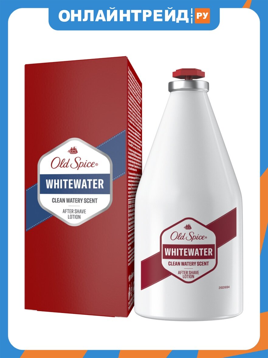 Лосьон после бритья Old Spice Whitewater, 100 мл.