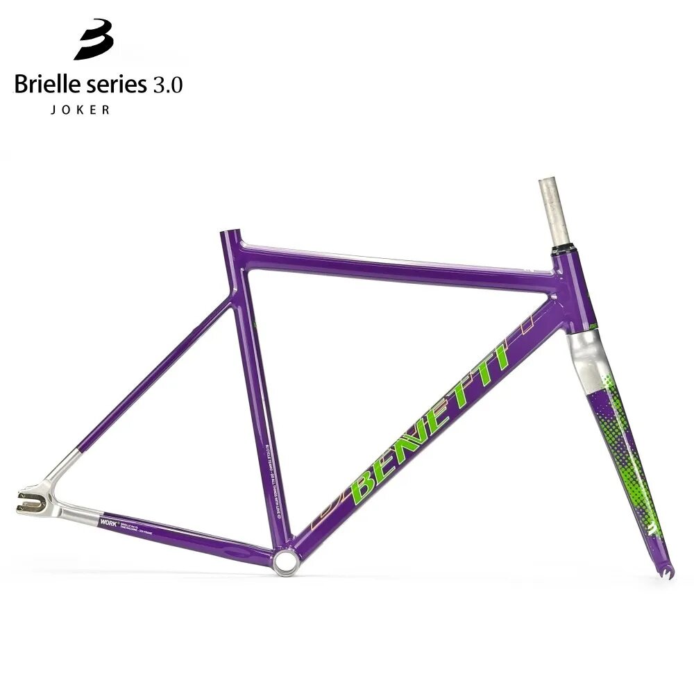 Рама велосипеда BJ Cycle Benetti Brielle 4.0 фиолетовая алюминиевая