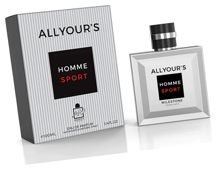 Майлстоун Олл Йорс Ом Спорт 35 мл парфюмерная вода / Milestone All Yours Homme Sport