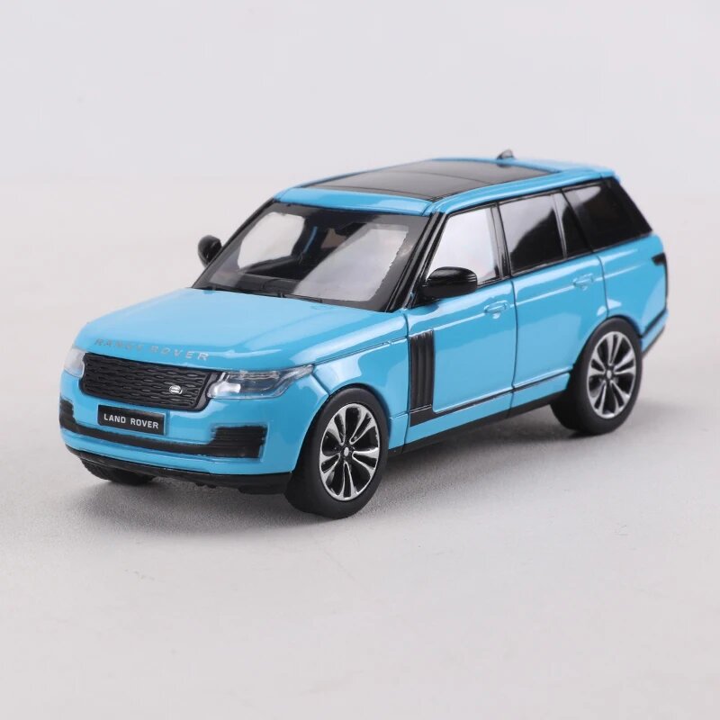 Металлическая модель автомобиля GCD/Enchery Defender 110 1:64 Range Rover blue