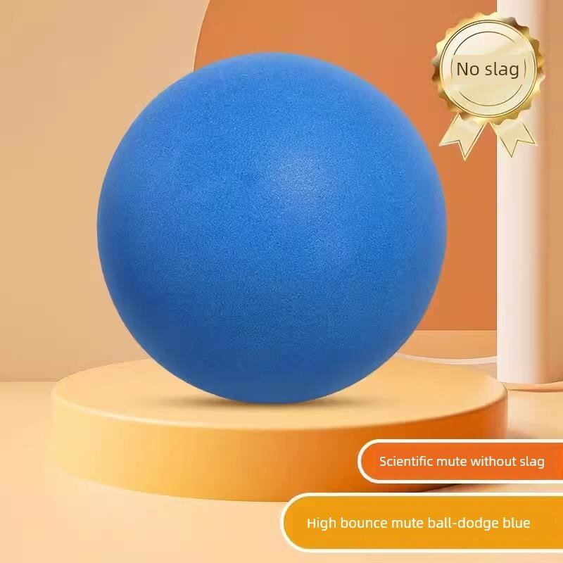 Клейн-синий размер 3 тихий мяч для детей 3-5 лет с сеткой, 18 см