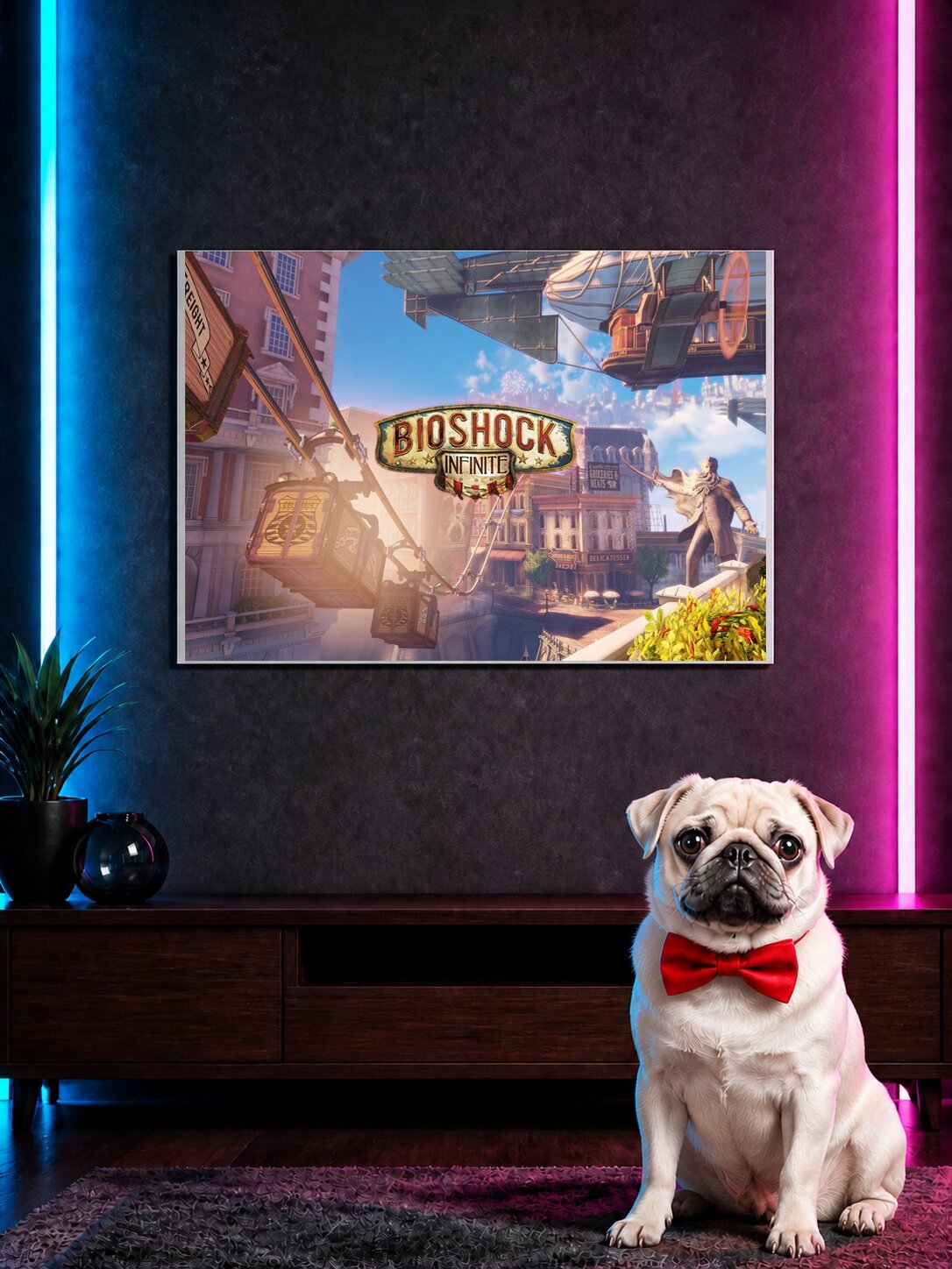 Плакат BioShock — легендарные игровые мотивы для домашней A3