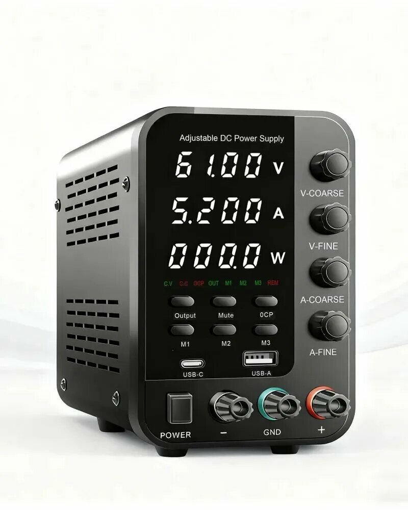 Лабораторный источник питания, 60V-5A-300В, Источник постоянного тока, цифровой дисплей, коммутация, регулятор напряжения