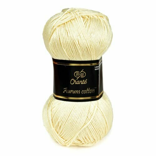 Пряжа Chante Aurum Cotton 808 (5 мотков по 100г/200м) кремовый