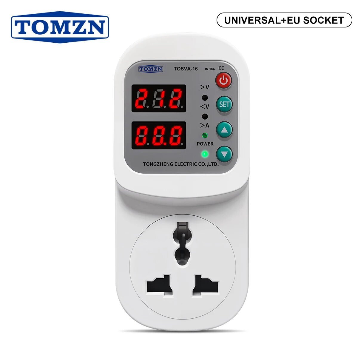 TOMZN универсальный адаптер для путешествий с защитой