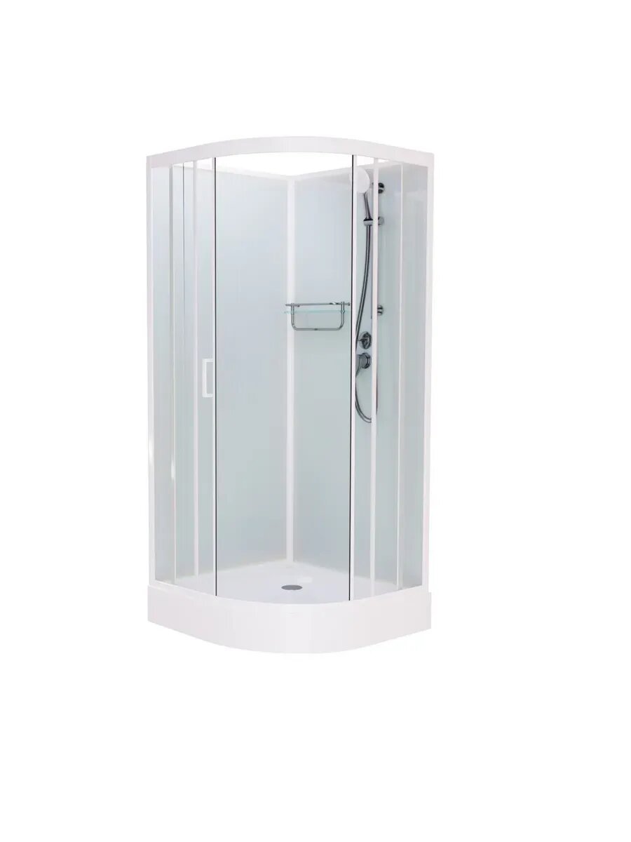 Душевая кабина Frank F409 White без крыши