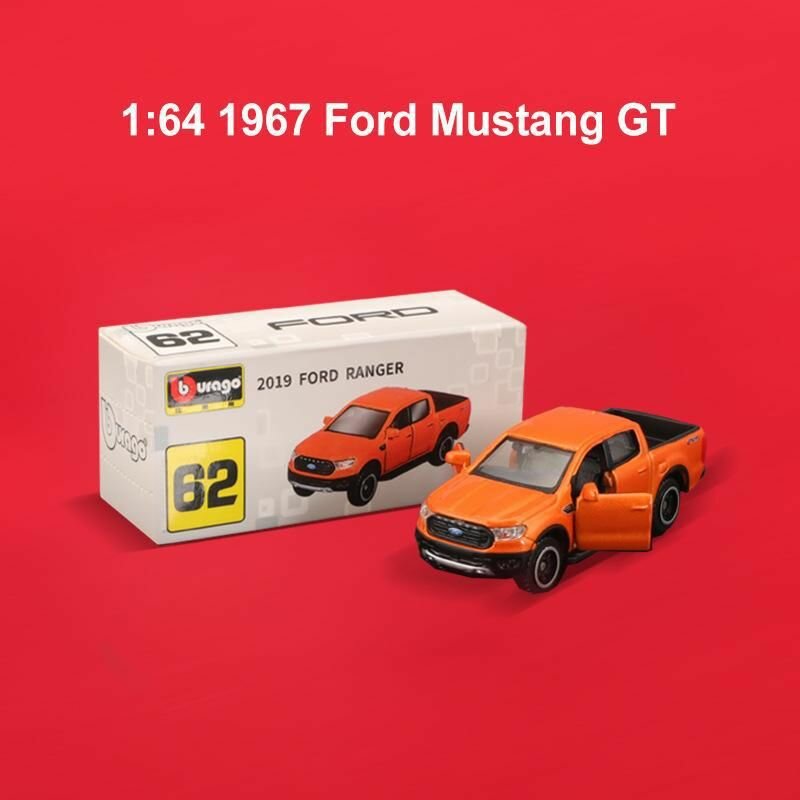 Модель легкосплавного автомобиля Bimeigao 1:64 модель автомобиля из сплава(2019 Ford Ranger)