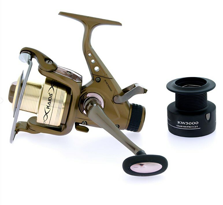 Катушка с байтраннером Kaida KW-6000-7ВВ безынерционная для спиннинга