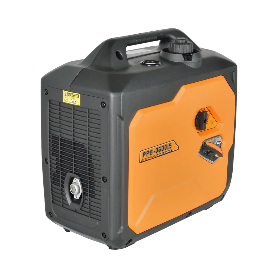 Инверторный бензиновый генератор Carver PPG-3500IS 01.020.00034, 2.8 кВт, 4-тактный, АИ-92, бак 6 л, оранжевый