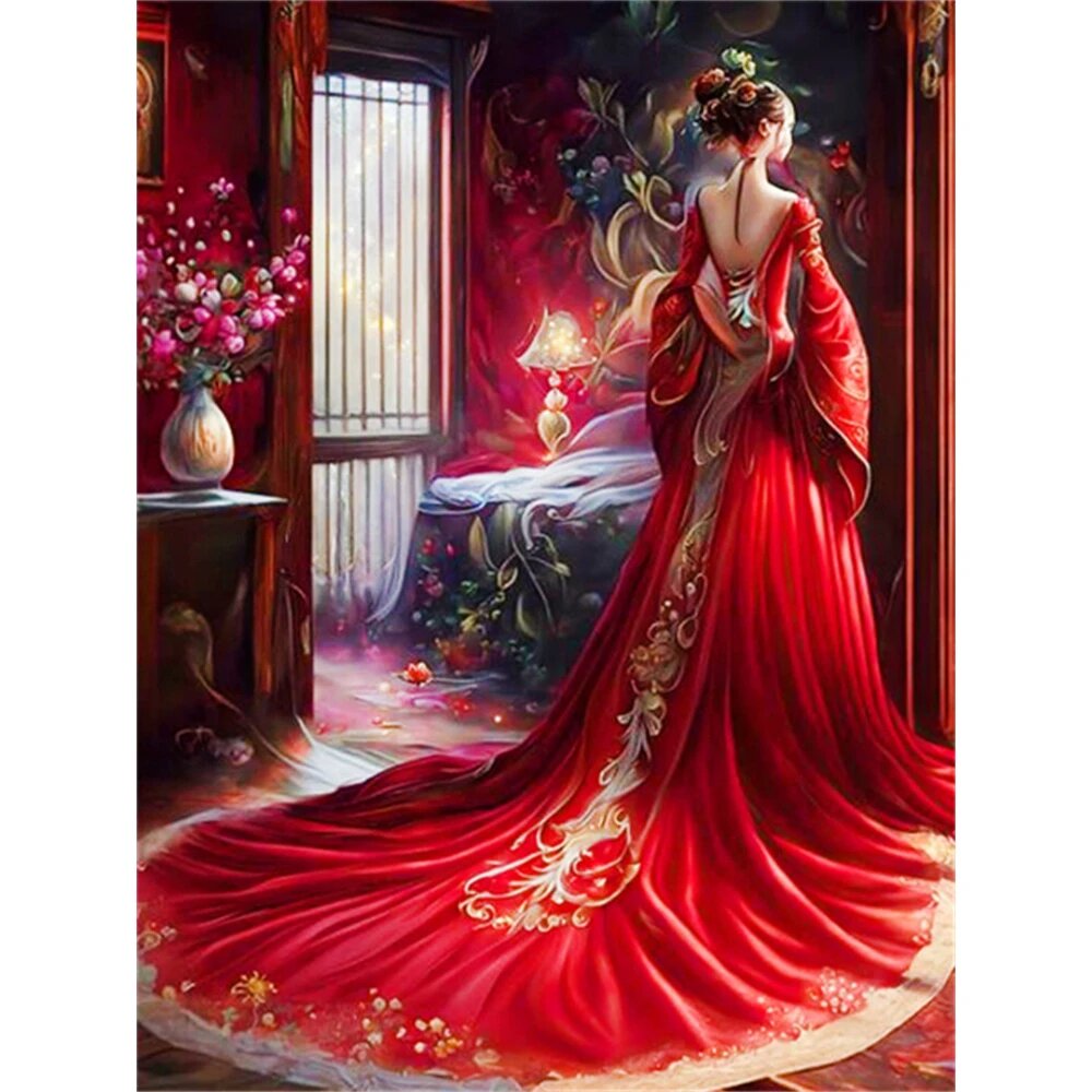 Набор для вышивки крестом Meian Китайское традиционное 50x70cm, HMA88823, 11CT Cotton Thread