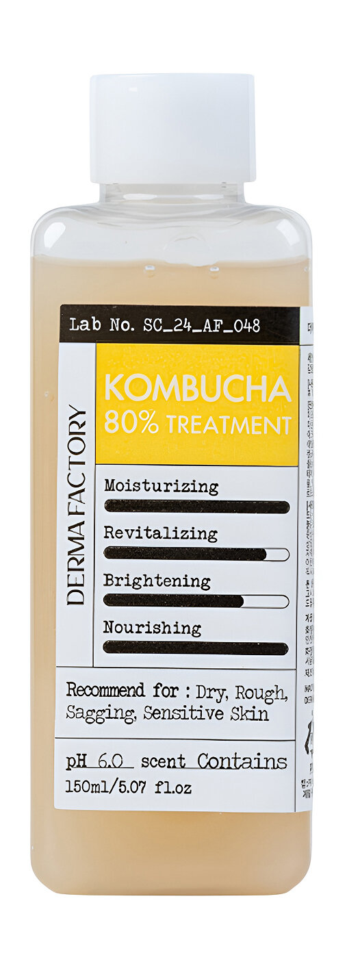 DERMA FACTORY Тонер для лица Kombucha 80% Treatment, 150 мл