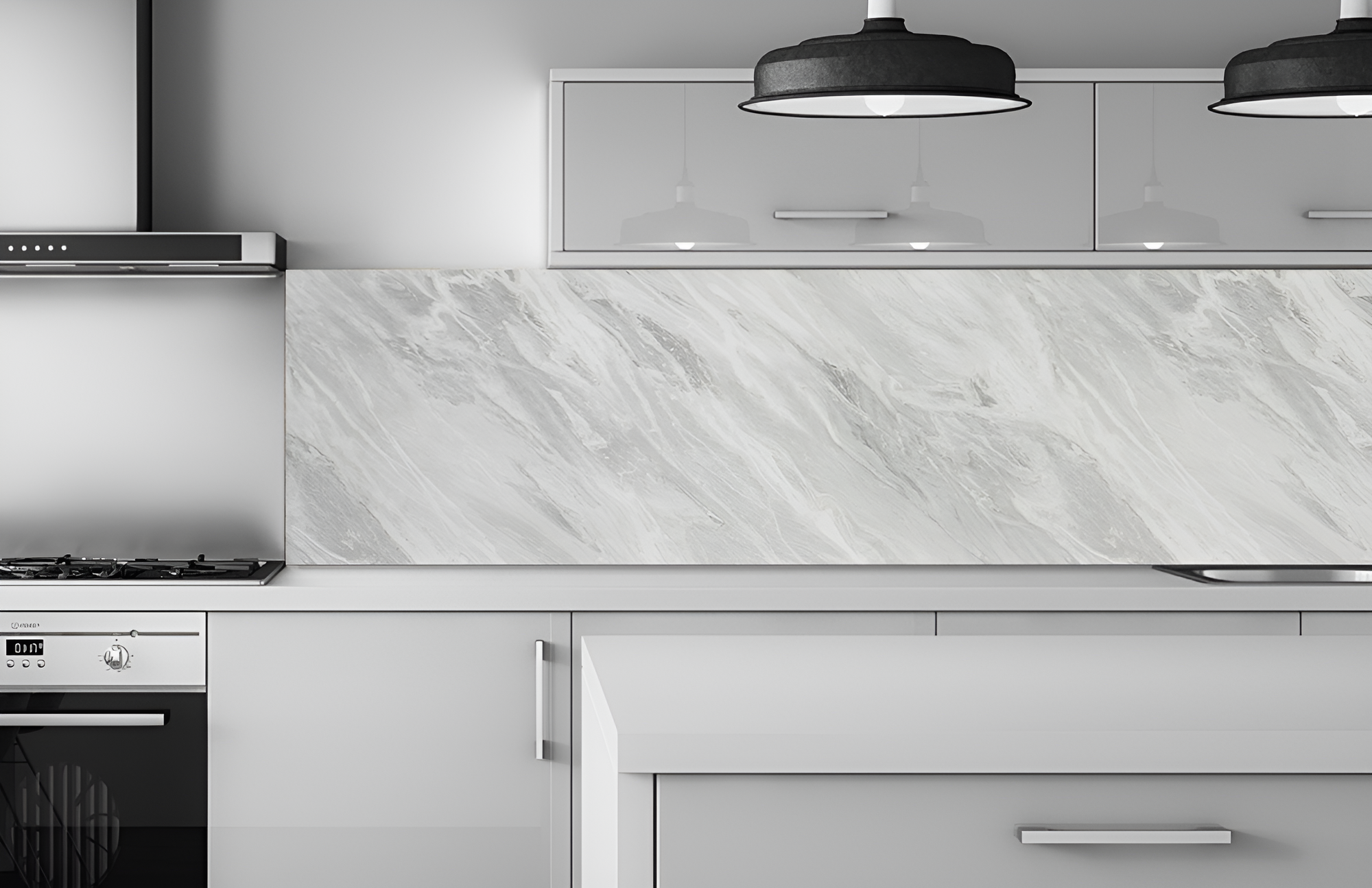 Кухонный фартук Скиф 1300x600 мм, цвет Этория, матовое покрытие, ДСП, пластик, 2.6 кг