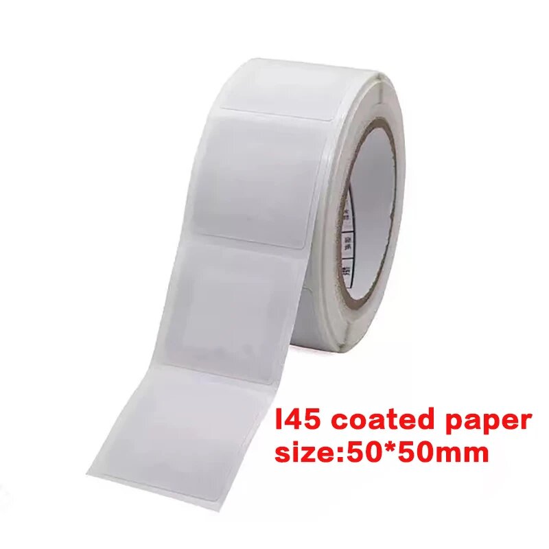 RFID метки ICODE, 50x50 мм, I45 coated paper