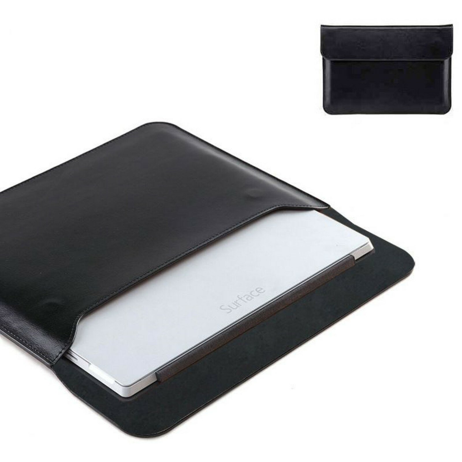 Чехол MyPads для планшета Microsoft Surface Pro всех моделей, черный защитный конверт